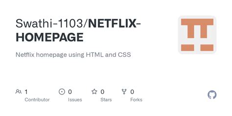 Github Swathi 1103netflix Homepage Netflix Homepage Using Html And Css