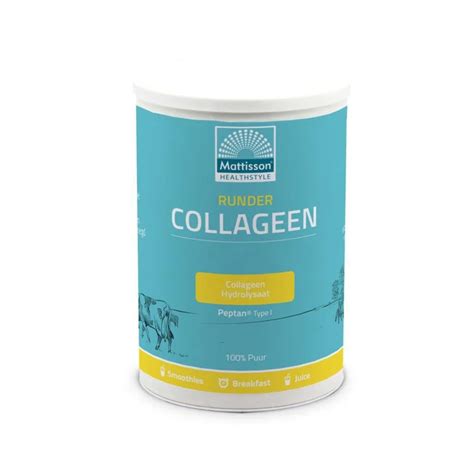 Mattisson Runder Collageen Poeder Peptan Vitamines