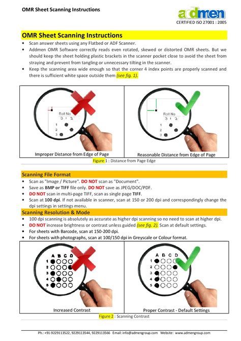 Omr Sheet Software User Guide Manual