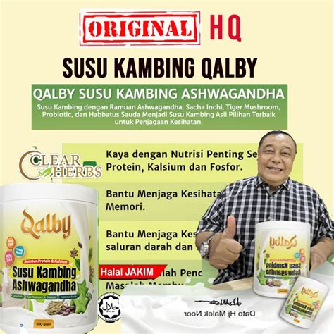 SUSU KAMBING QALBY ASHWAGANDHA SACHA INCHI Shopee Malaysia