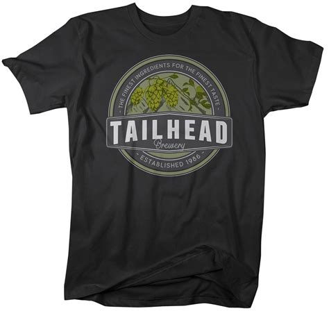 Men S Personalized Brewing T Shirt Custom Beer Hops Etsy