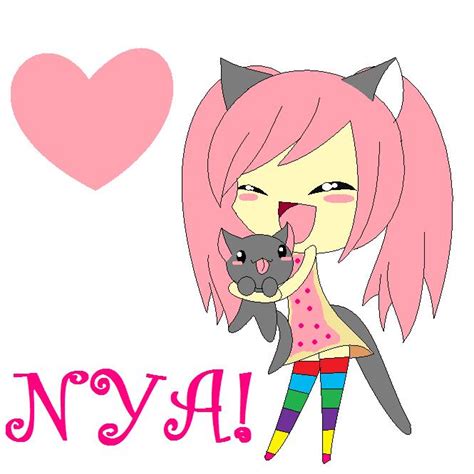Nyan Cat Chibi Girl By Iamawsum On Deviantart