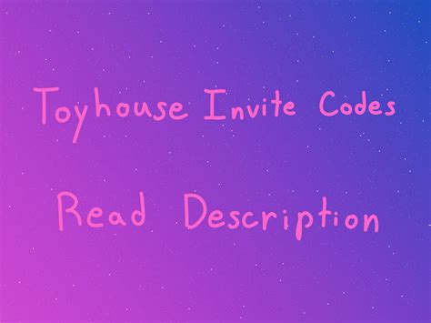 Toyhouse Invite Codes Etsy