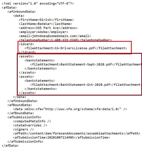 組合表單附件 Adobe Experience Manager