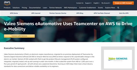 Teamcenter On Aws Cloud Helps A Leading E Mobility Manufacturer Scale
