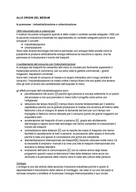 Riassunto Libro Iil Ritorno Del Medium Di Vanni Codeluppi Docsity