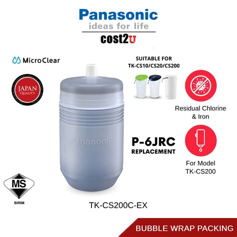 Panasonic Tk Cs200c Ex Water Filter Cartridge Replacement For Tk Cs200 Tk Cs10 Tk Cs20 P