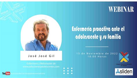 15 de noviembre webinar Enfermería proactiva ante el adolescente y su