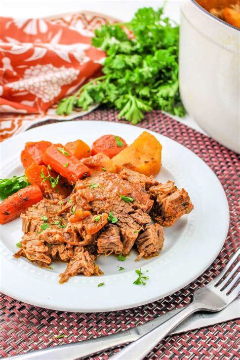 Braised Chuck Roast Recipe Dutch Oven In The Oven