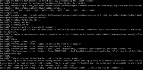 Issue Inside VirtualBox Guest Issue Portapps Docker Toolbox Portable GitHub