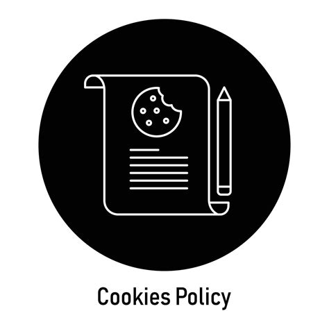 Cookies Policy GDPR Icon Cookie Usage Rules GDPR Cookie Regulations
