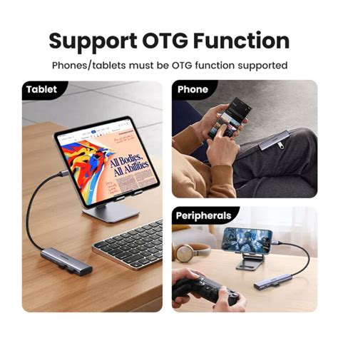 Ugreen Cm473 Usb C To 2xusb A 2xusb C Hub Without Pd 5gbps 15395 Ugreen