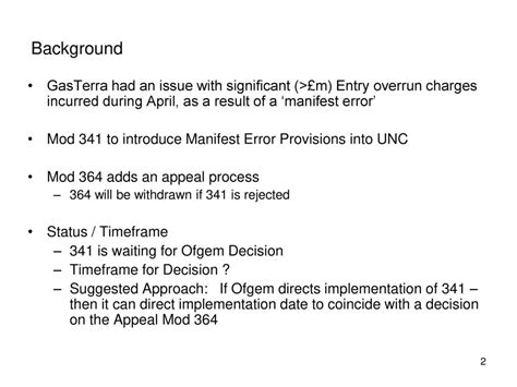 Manifest Errors For Entry Capacity Overruns Workgroup Ppt Download
