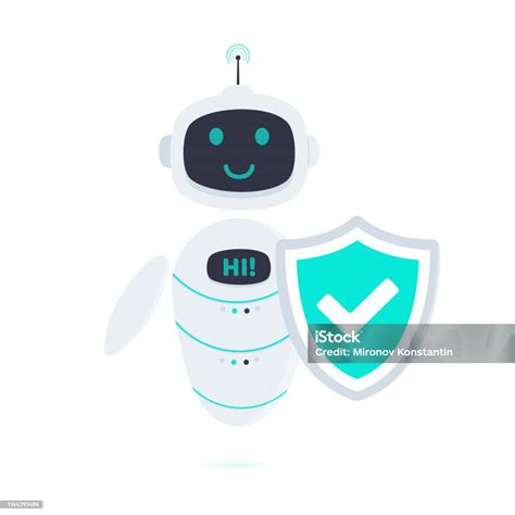 Robot Chatbot Icon Sign Flat Style Design Vector Illustration Isolated