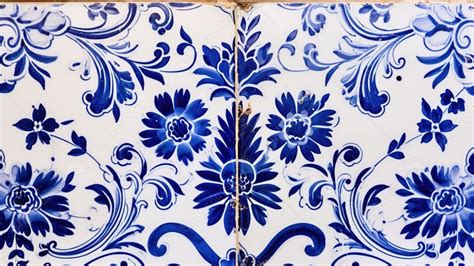 Exquisite Detail Captured In The Portuguese Azulejo Texture Powerpoint