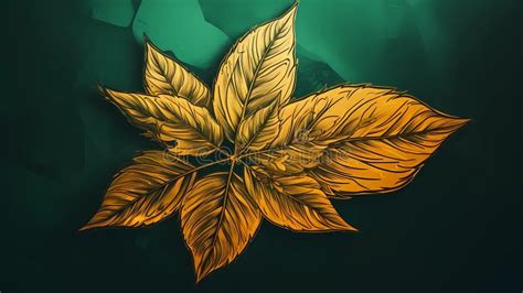 Seamless Background Picture With Leaf Pattern Leaves Trees Tree Branches Stock Illustration