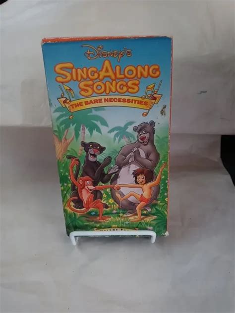 DISNEY SING ALONG Songs The Bare Necessities VHS Volume 4 9 40
