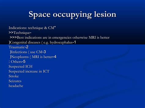 Radiological Techniques Of Brain Space Occupying Lesion Ppt