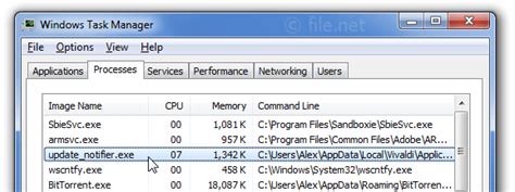 Update Notifier Exe Windows Process What Is It
