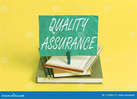 Word Writing Text Quality Assurance Business Concept For Preventing Mistakes And Defects In