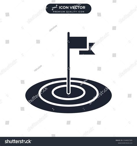 Target Icon Symbol Template Graphic Web Stock Vector Royalty Free 2144027305 Shutterstock