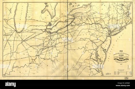 Old Map Of Erie Hi Res Stock Photography And Images Alamy