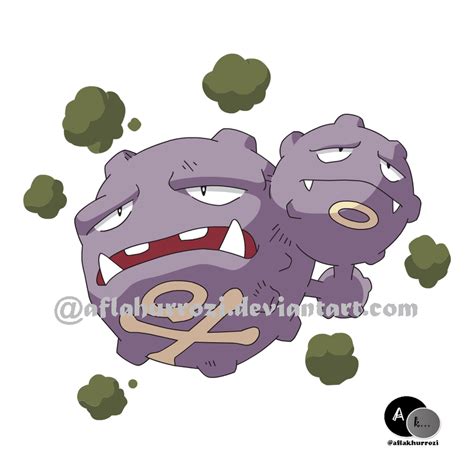 Pokemon Weezing By Aflakhurrozi On Deviantart
