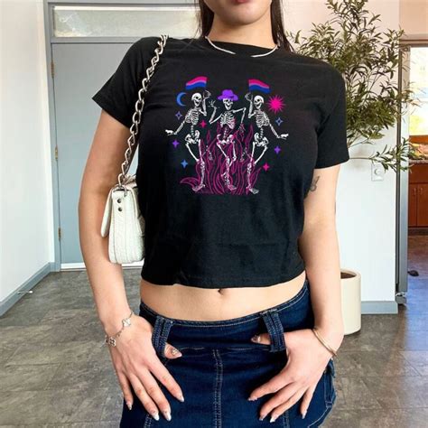 Subtle Bi Pride Bisexual Crop Bi Pride Shirt Bi Clothing Subtle