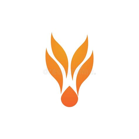 Fire Flame Vector Illustration Design Template Stock Vector