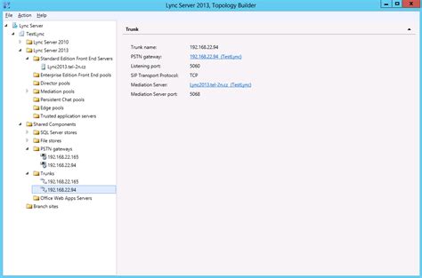 Microsoft Lync Server 2013 Interoperability Manual