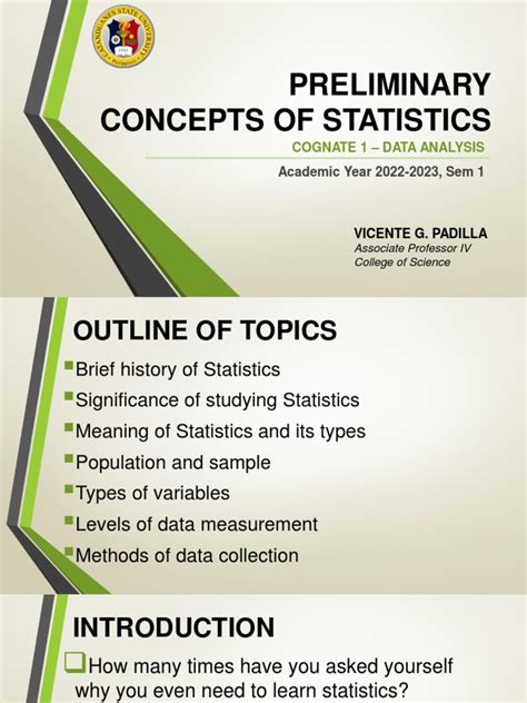 Preliminary Concepts Of Statistics Cognate 1 Download Free Pdf Dependent And Independent