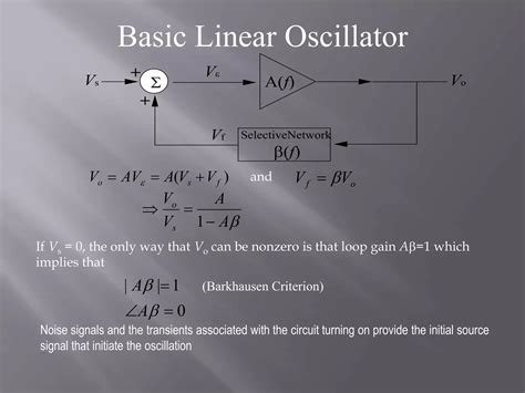 Op Amp Application As Oscillator Pptx