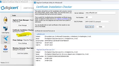 Power Shell Script To Get Certificate Smtp O365 Microsoft Qanda