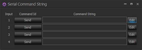 command string