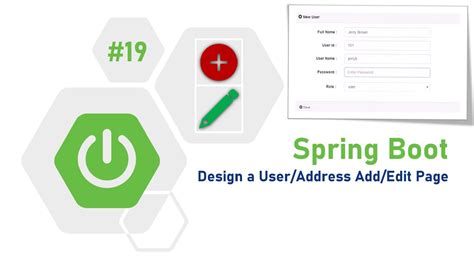 Spring Boot Tutorial Design A Add Edit Page Using Twitter Bootstrap SpringBoot JSP