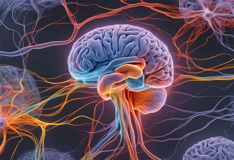 3d Illustration Of Human Brain Stock Illustration Illustration Of