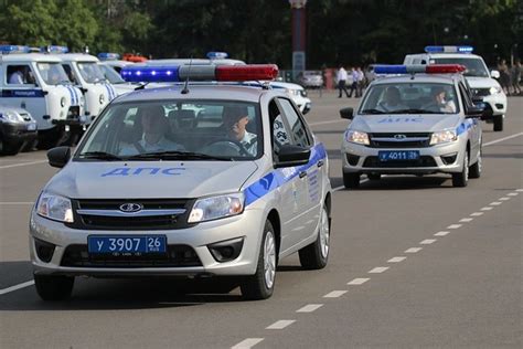 Lada Granta police cars. Photo from Stavropol, Russia. | Flickr