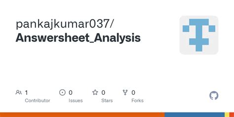 Github Pankajkumar037answersheetanalysis
