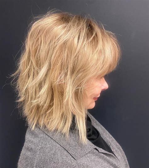 35 Timeless Medium Shaggy Hairstyles For Women Over 60 Hood Mwr