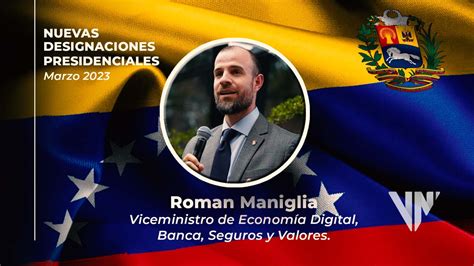Román Maniglia Es El Nuevo Viceministro De Economía Digital Banca