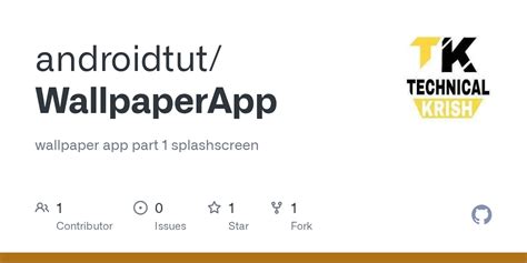 GitHub Androidtut WallpaperApp Wallpaper App Part Splashscreen