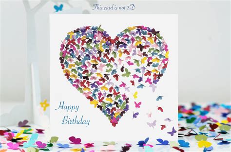 Butterfly Daughter In Law Blue Hydrangea Birthday Card By Inkywool