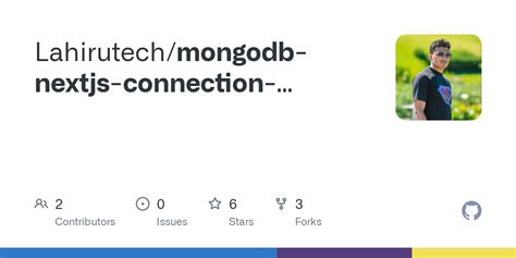 Github Lahirutechmongodb Nextjs Connection Sample