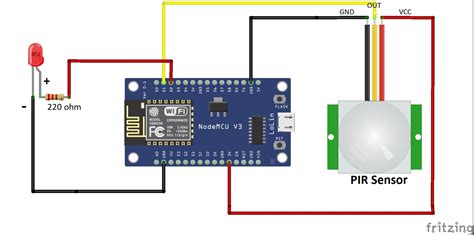 Pir Sensor Interfacing With Esp8266