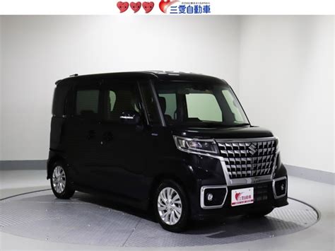 スズキ スペーシア 660 カスタム ハイブリッド Gs 4wd レンタアップ 衝突軽減サポート 社外ナビの中古車情報（北海道・三愛自動車工業