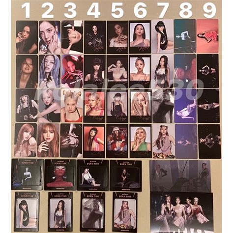 Blackpink 正規二輯 Born Pink K4 Weverse 特典 小卡 Jisoo Rose Lisa 蝦皮購物