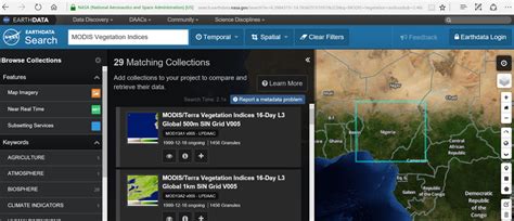 modis data i need a guide to download modis data for southwest africa