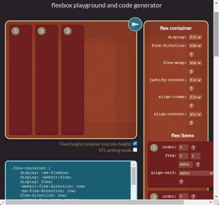 12 Best Free Online CSS Flexbox Generator Websites