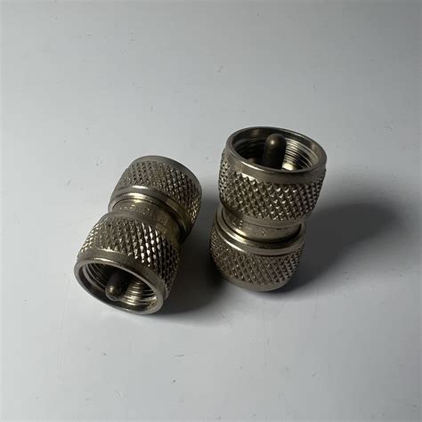 Amphenol 83 877 PL 259 UHF Male To Male Coupler RF Coax Connectors