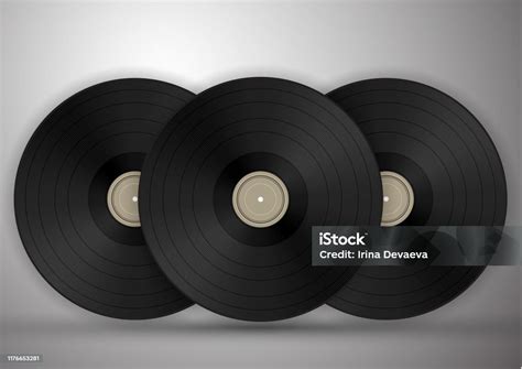 비닐 레코드 아이콘 일러스트 음악 패턴 Dj에 대한 스톡 벡터 아트 및 기타 이미지 Dj 가리기 검은색 Istock